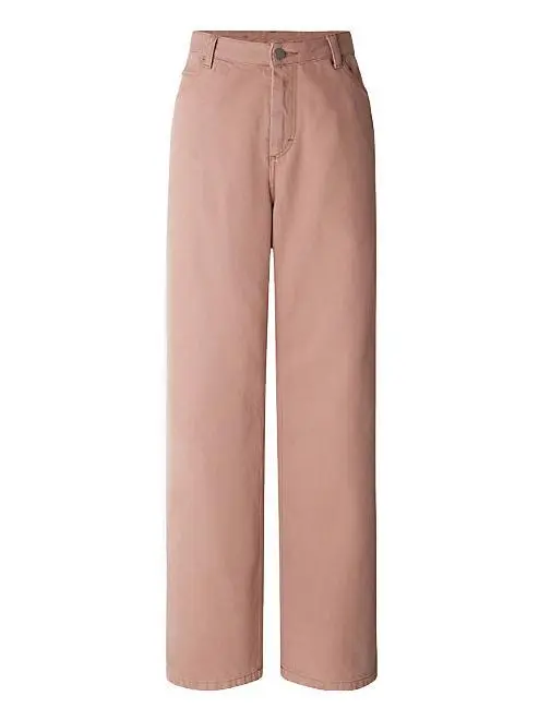 Soeur Calvin Straight-leg Mid-rise Jeans - Rose Blush