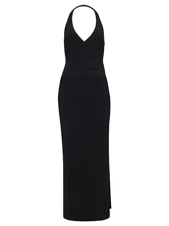 Bec & Bridge Ariven Halterneck Maxi Dress - Black
