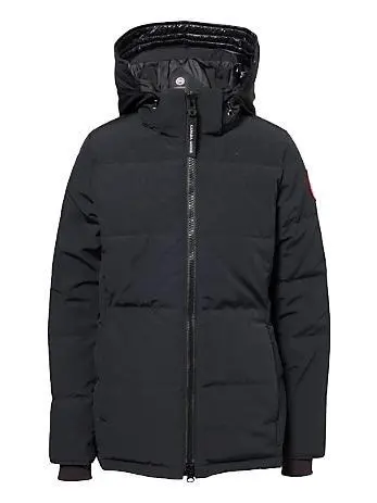 Canada Goose Chelsea Hooded Woven-down Parka - Black - Noir