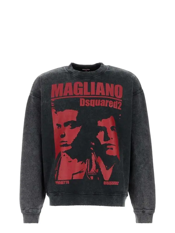 Dsquared2 X Magliano Cotton Sweatshirt - Black