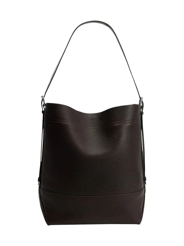 LEMAIRE Belted Tote Bag - Brown