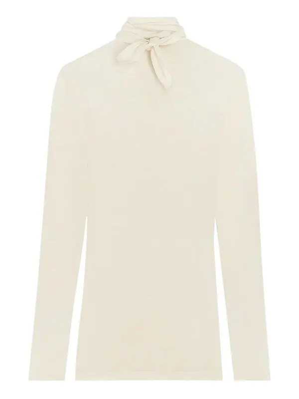 LEMAIRE Foulard Top With Patchs - White