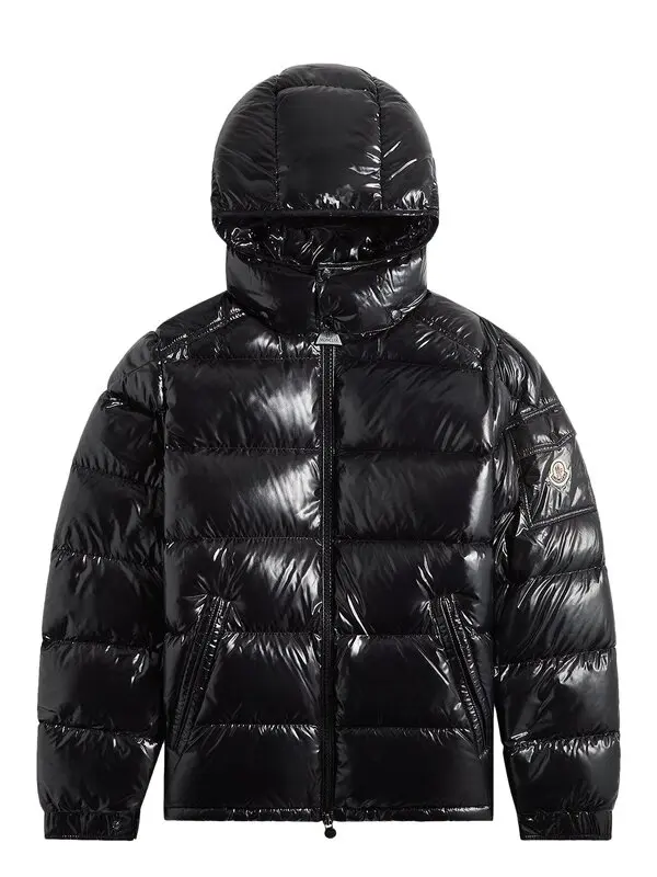 Moncler Maya Hooded Puffer Jacket - Grey