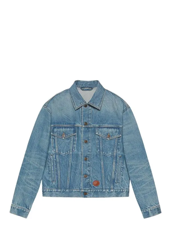 Gucci X Disney Donald Duck Denim Jacket - Blue