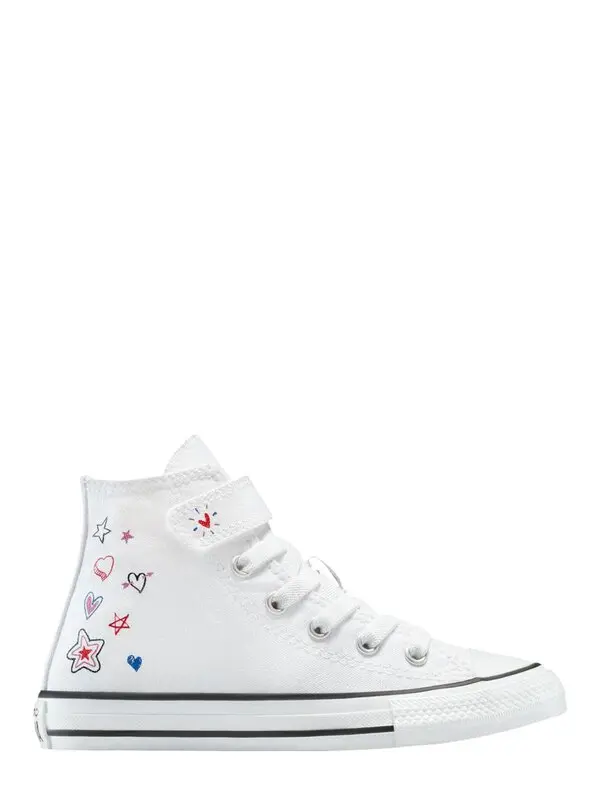 CONVERSE Chuck Taylor All Star Easyon High Ps Doodles - White