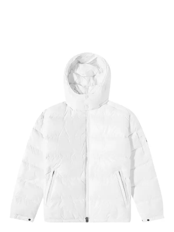 Moncler Maya Hooded Puffer Jacket - White