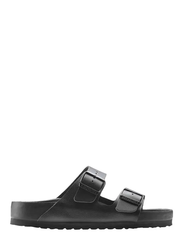 BIRKENSTOCK Arizona Natural Leather Sandals - Black
