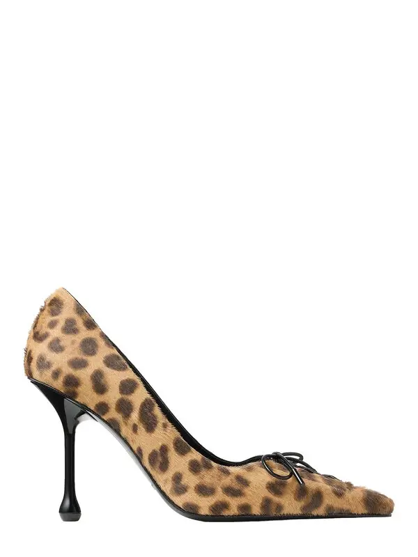 JIMMY CHOO Scarlett 95 Leopard Print Pony Pumps - Neutral