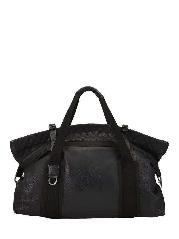 Chanel Leather Sport Ligne Duffle - Black