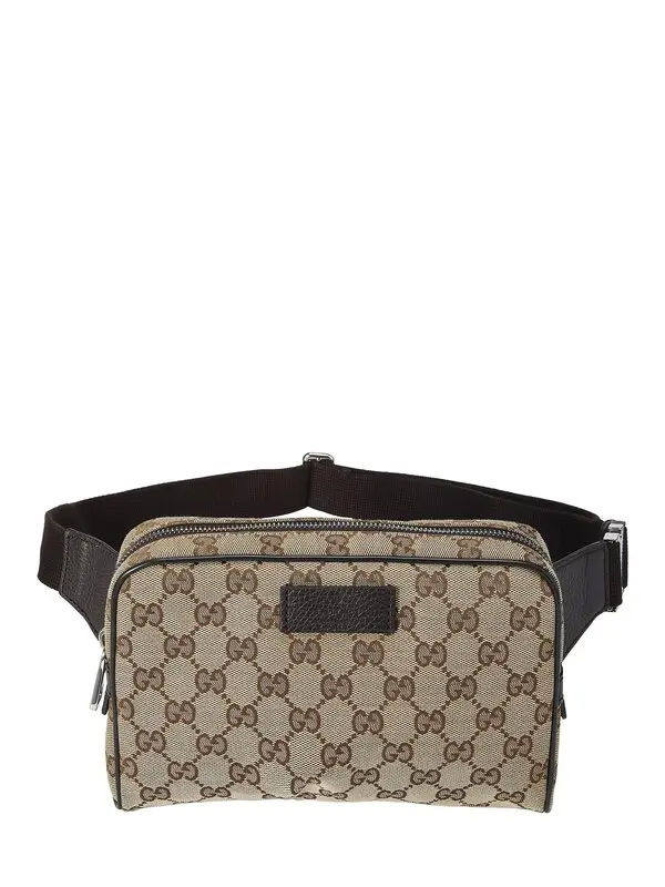 Gucci Original Gg Canvas Waist Pouch - Beige