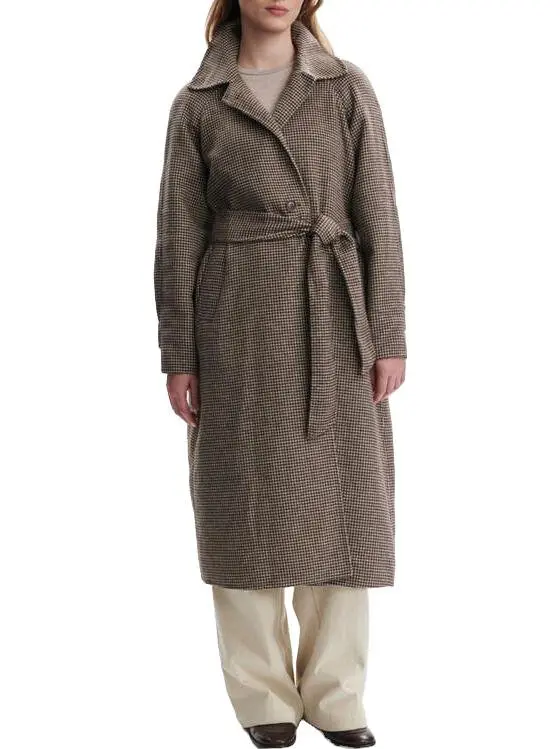 Varley Tomlinson Belted Coat - Deep Taupe/sandshell