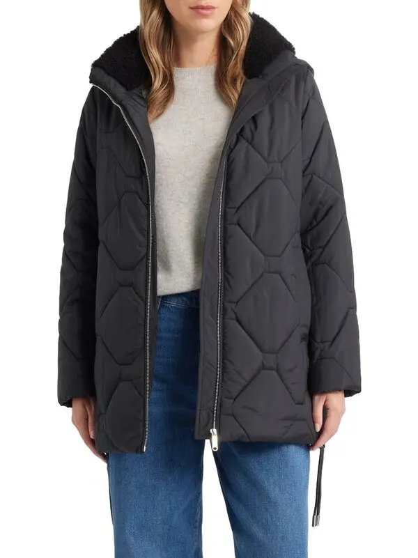 Sam Edelman Onion Quilted Jacket - Black