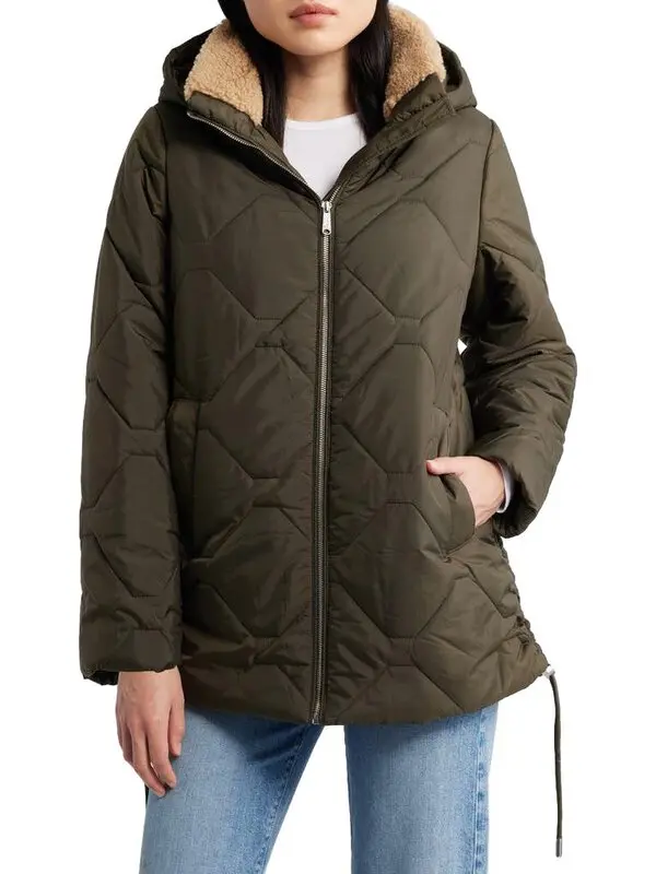 Sam Edelman Onion Quilted Jacket - Loden