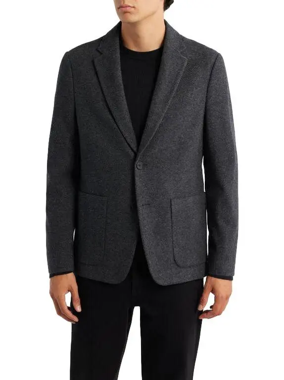 Theory Textured Knit Twill Sport Coat - Baltic Multi