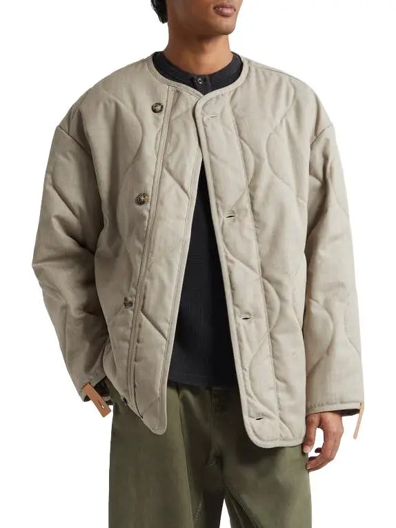 JW Anderson Quilted Jacket - Clay Melange