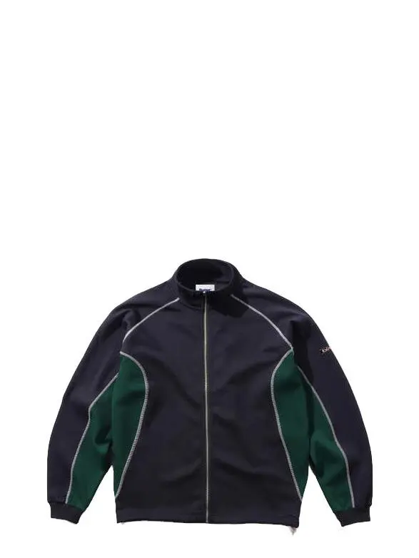 BUTTER GOODS Warped Track Jacket - Navy