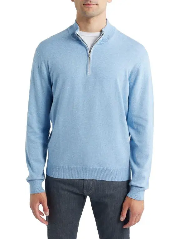 Johnnie-o Desmond Half Zip Sweater - Infinity
