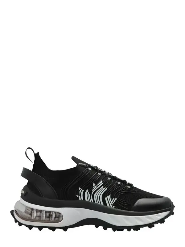 Dsquared2 Wave-pattern Low-top Sneakers - Black
