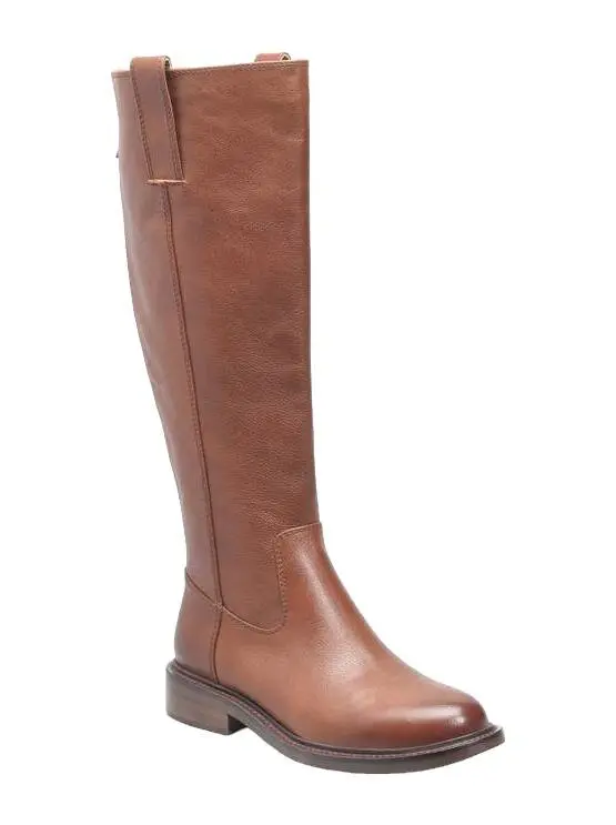 SOFFT Leather Knee High Boots - Golden Brown