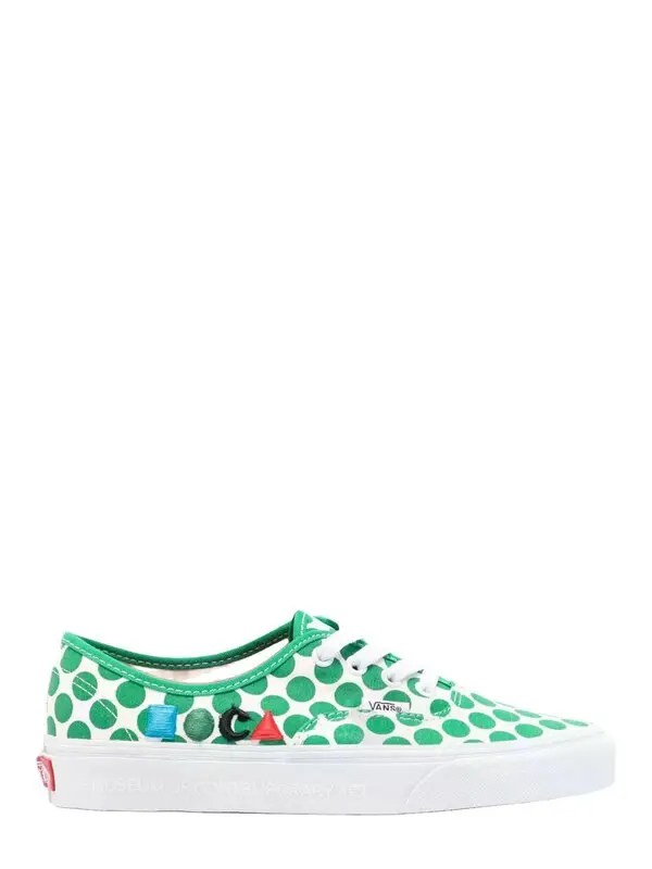VANS X Moca Authentic Polka-dot Sneakers - Green