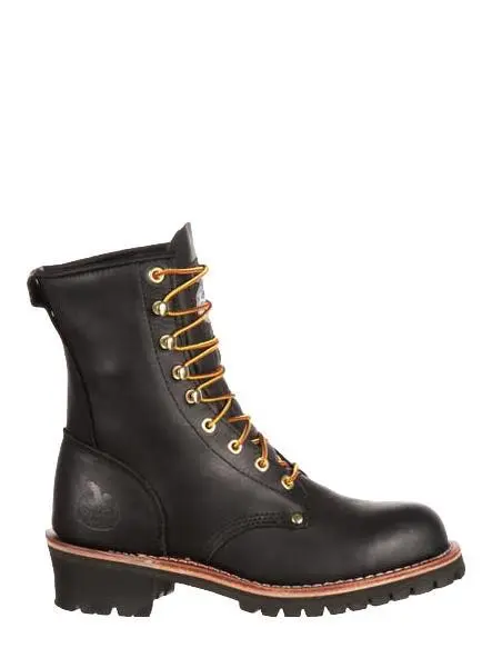 GEORGIA BOOT Logger Work Boots - Black