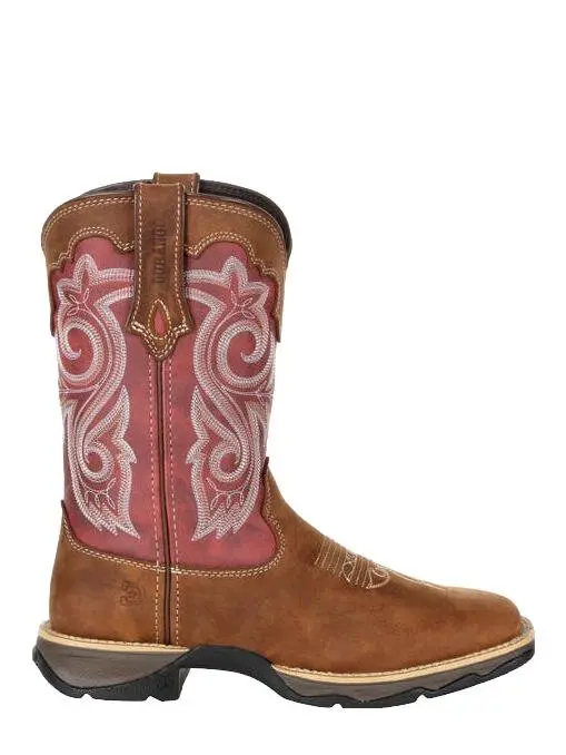 Durango Leather Western Boots - Briar Brown And Rusty Red