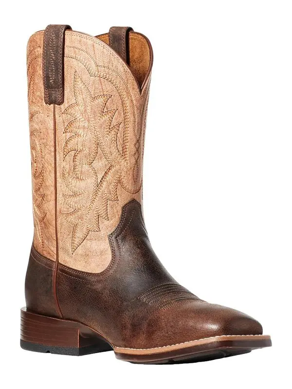 Ariat Ryden Ultra Wide Square Toe Cowboy Boots - Brown