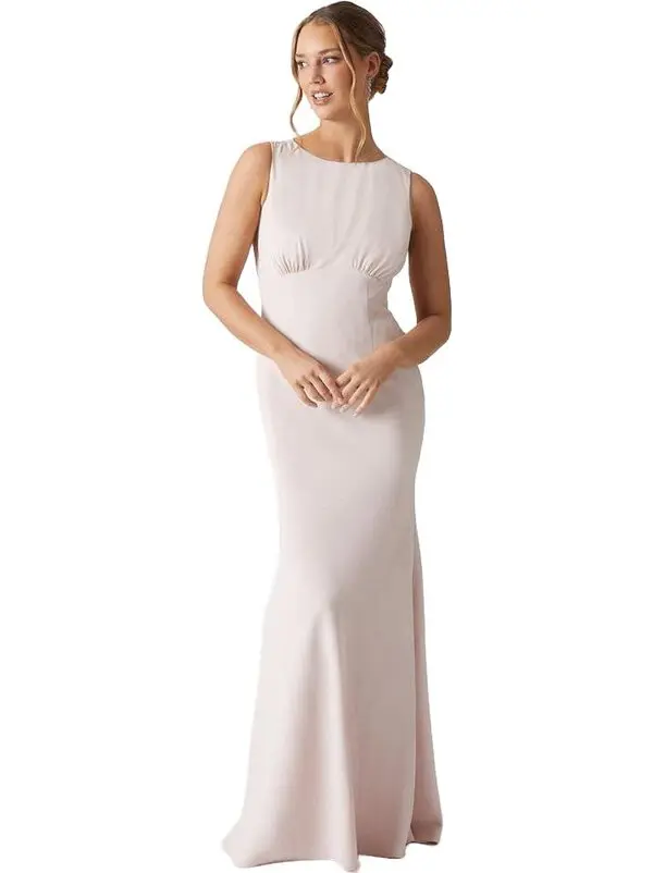 Coast Cowl Back Maxi Dress - Blush