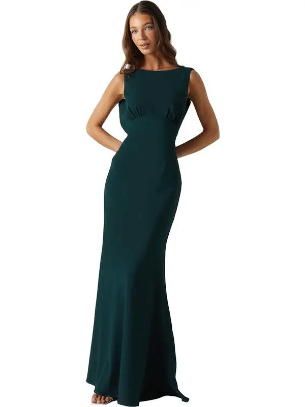 Coast Cowl Back Maxi Dress - Emerald