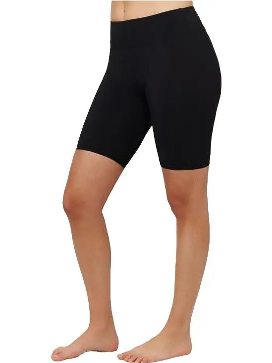 GOTTEX Basic High Waist Long Swim Short - Black