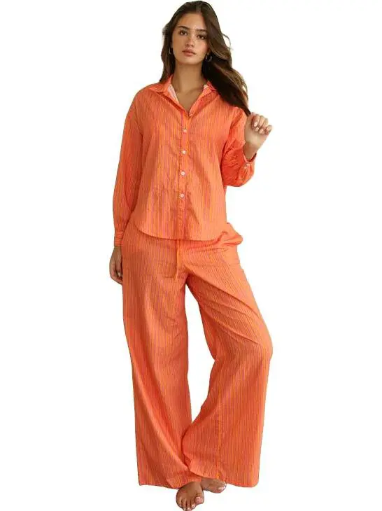 DIPPIN DAISY'S Marina Grande Wide Leg Pants - Bellini Stripe