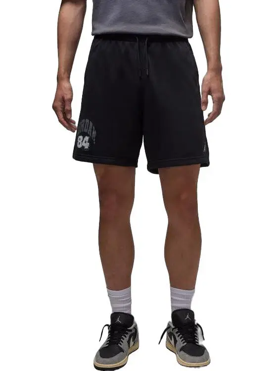 JORDAN Collegiate Fleece Shorts - Black/sail