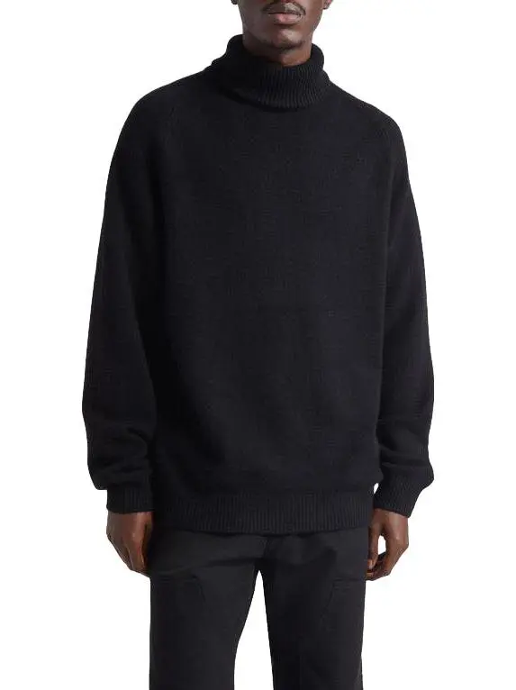 Frenckenberger Cashmere & Wool Turtleneck Sweater - Black