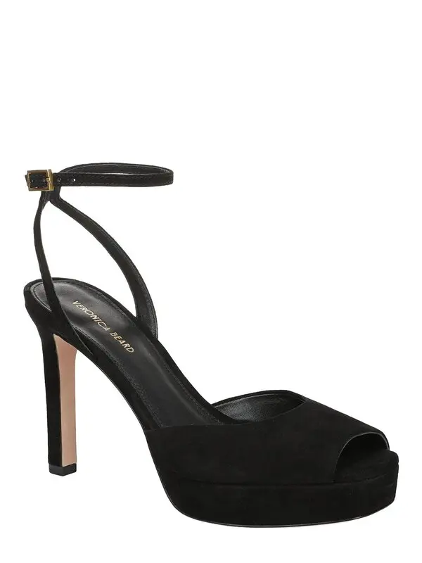 Veronica Beard Brianne Platform Sandals - Black