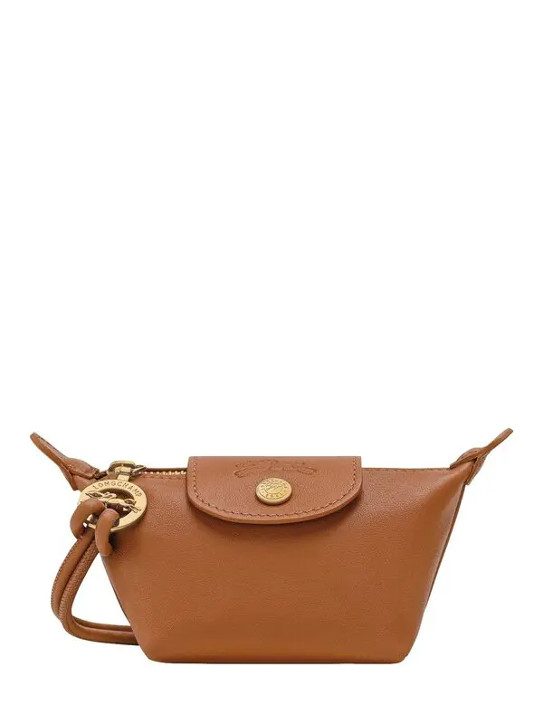 Longchamp Le Pliage Xtra Leather Coin Purse - Cashew