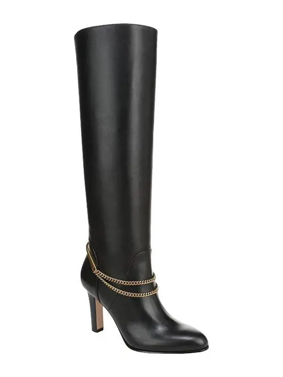 Veronica Beard Tarian Knee High Boots - Black