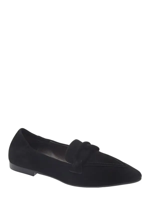 Cordani Miriam Pointed-toe Loafer - Black Suede