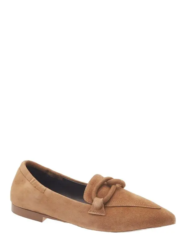 Cordani Miriam Pointed-toe Loafer - Cuoio Suede