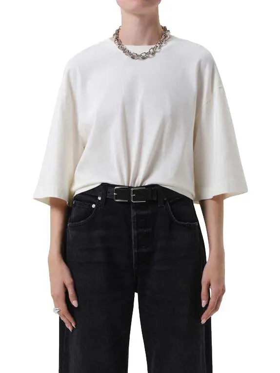 Citizens Of Humanity Amelia Cotton T-shirt - Pashmina Off White