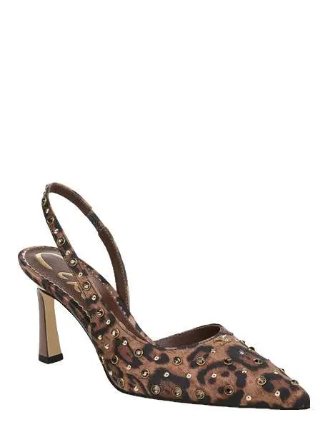 CIRCUS NY BY SAM EDELMAN Tallie Pointed Toe Slingback Pump - Black/cognac Multi