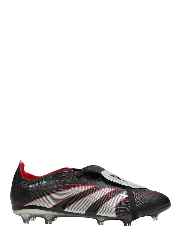 Adidas Predator League Foldover Tongue Fg/mg Bsr - Core Black/silver Metallic/vivid Red