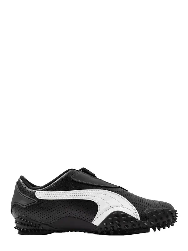 PUMA Mostro Perforated Leather Sneakers - Puma Black/puma White