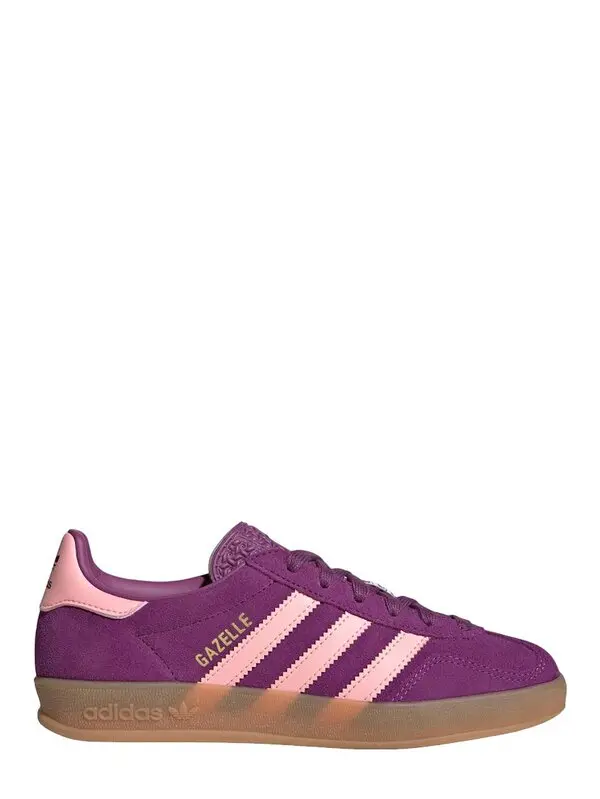 Adidas Gazelle Indoor Sneakers - Rich Mauve/glow Pink/cloud White