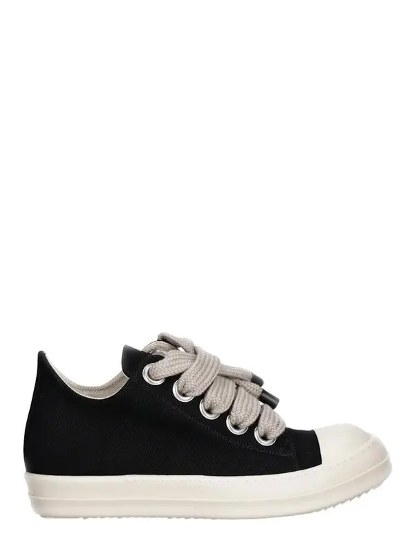 Rick Owens Jumbolace Low Sneakers - Black/milk