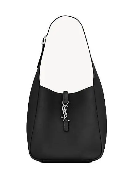 Saint Laurent Le 5 A 7 Supple Small Shoulder Hobo Bag - Black