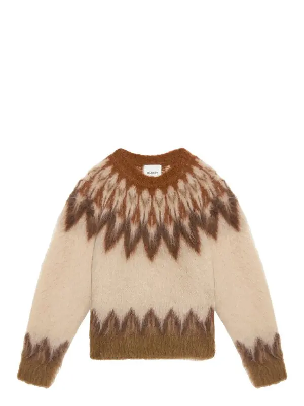 Isabel Marant Nicolas Mohair Blend Sweater - Orange