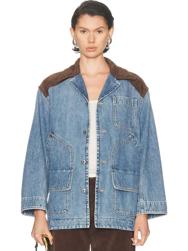 Bottega Veneta Vintage Denim Jacket - Mid Blue