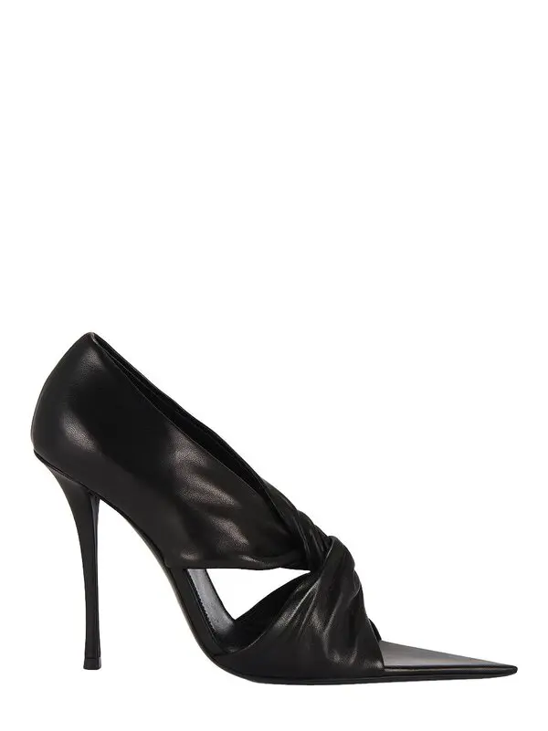 Saint Laurent Malika Heeled Sandal - Nero