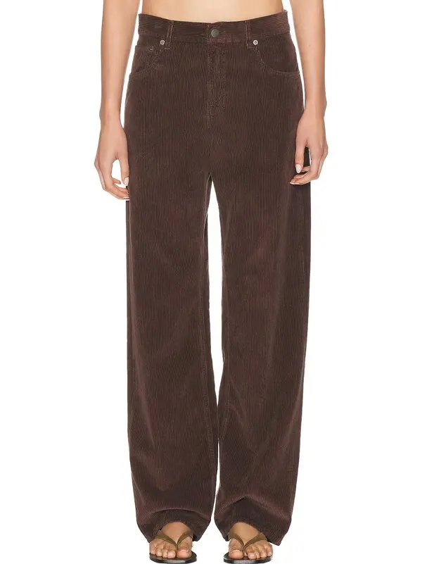 HAIKURE Bonnie Velvet Pant - Chocolate