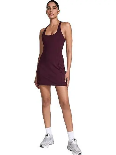 Victoria's Secret Vsx Essential Racerback Dress - Purple